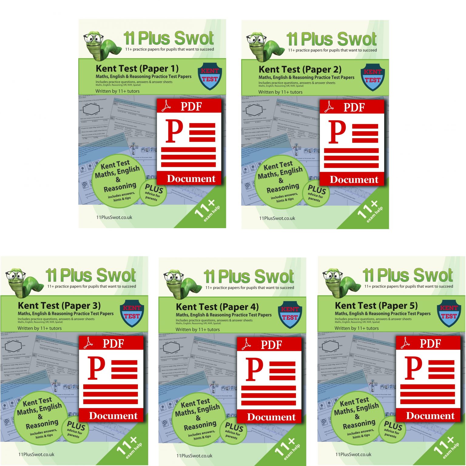 Kent Test 11Plus Test 1-5 Download Bundle PDF Exam - 11PlusSwot